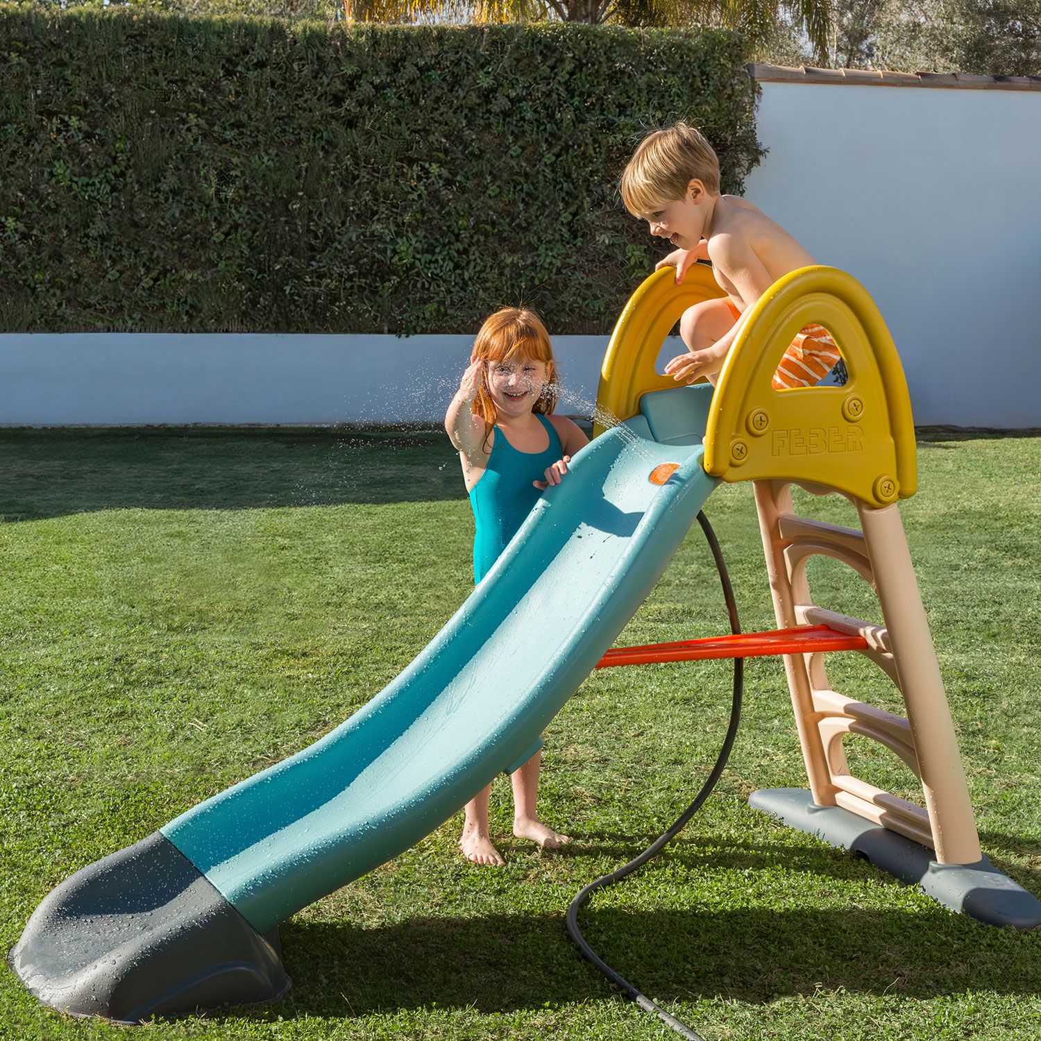 Feber Casual Water Slide FB 11000 - Toboggan aquatique 2 en 1 pour des ...